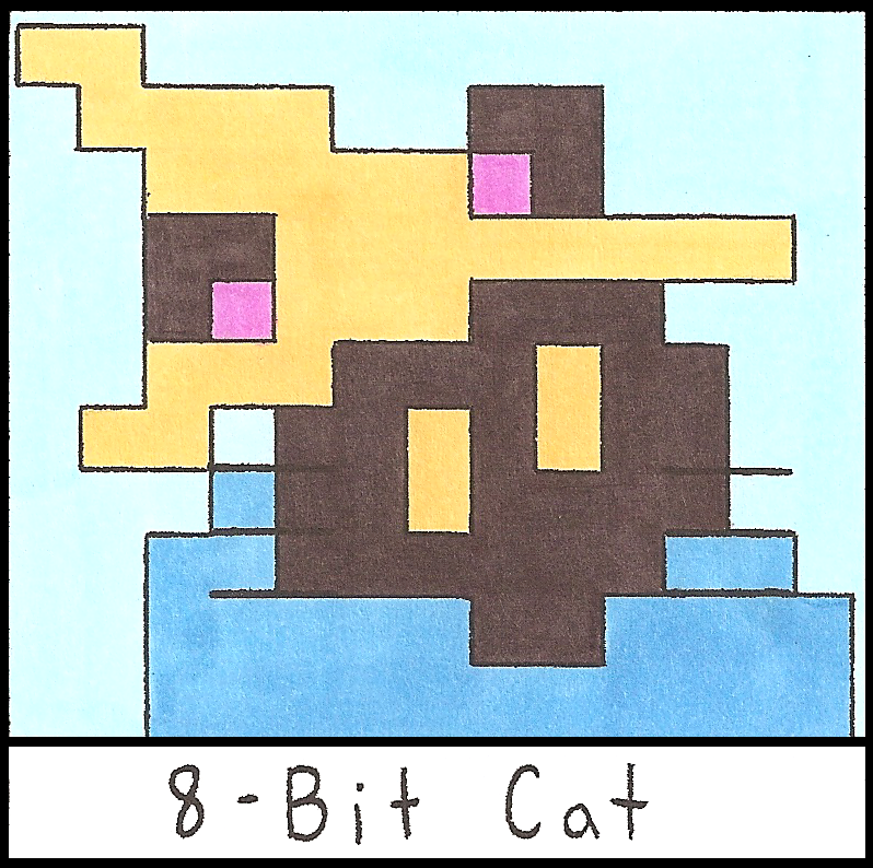 Life Imitates Comics: Comic Cats #30: 8-Bit Cat