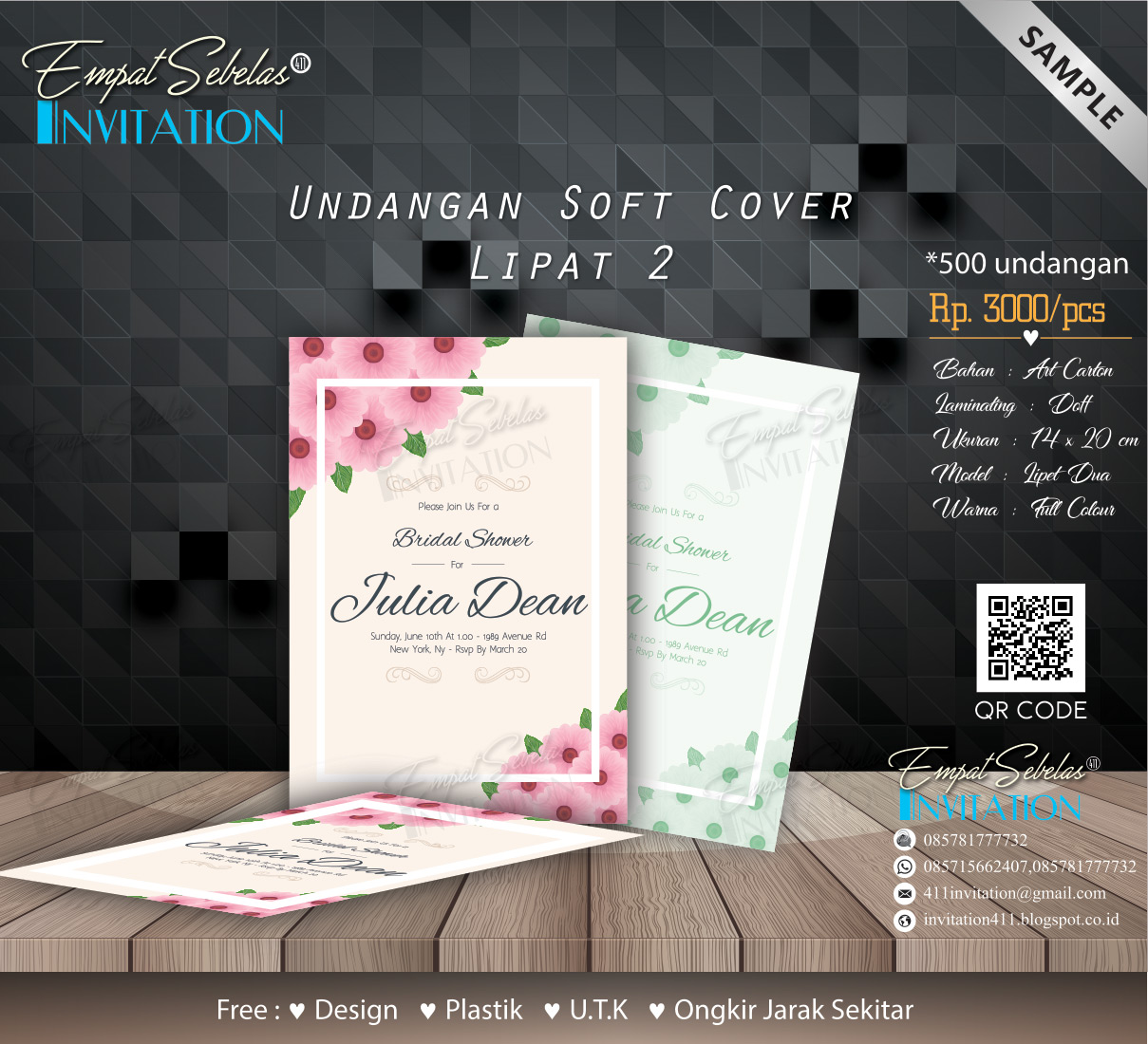 Undangan Pernikahan: Cetak Undangan Soft Cover