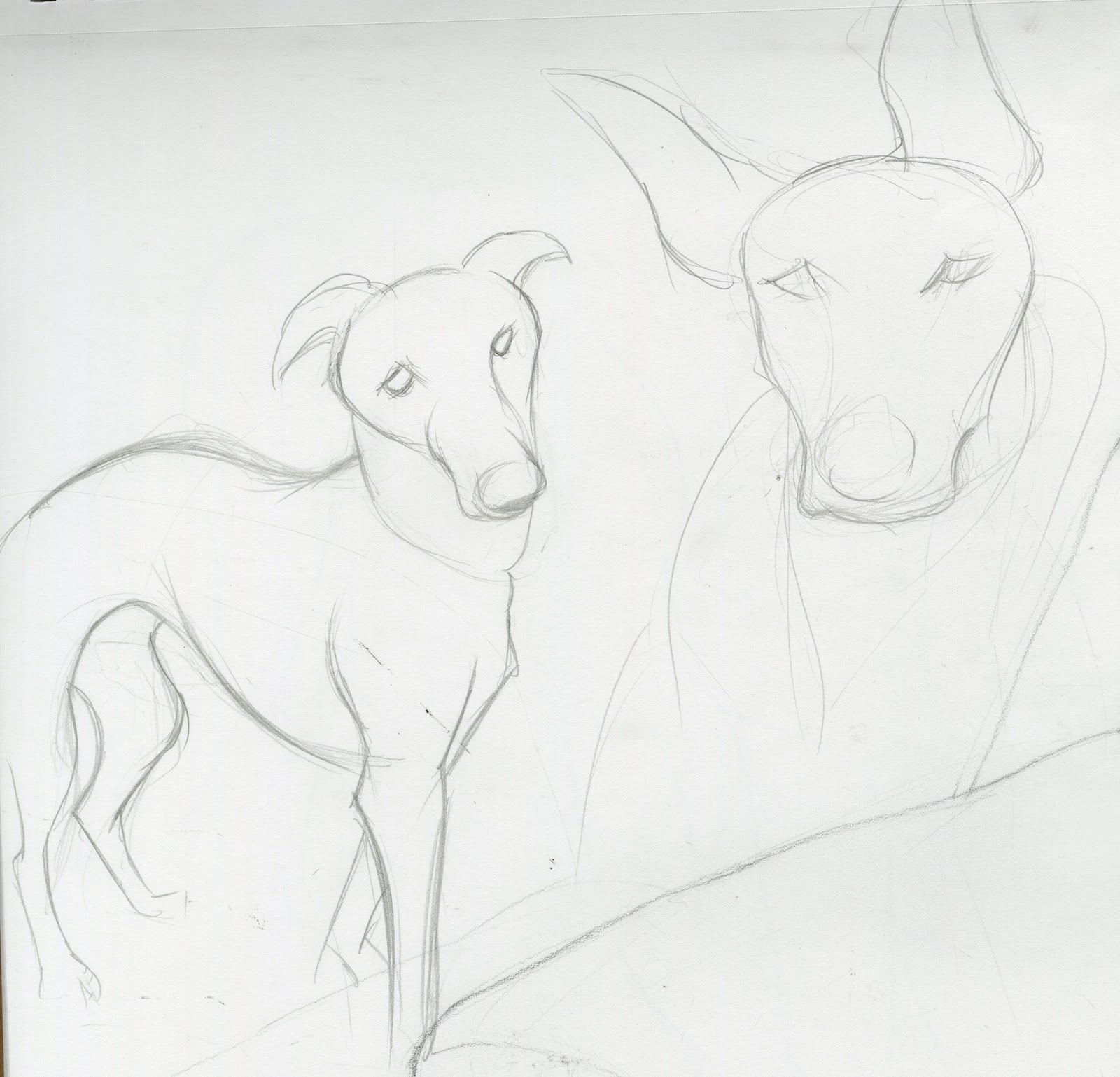 The Sketch and Animation Blog of Jacob Flannery: Dog Sketches