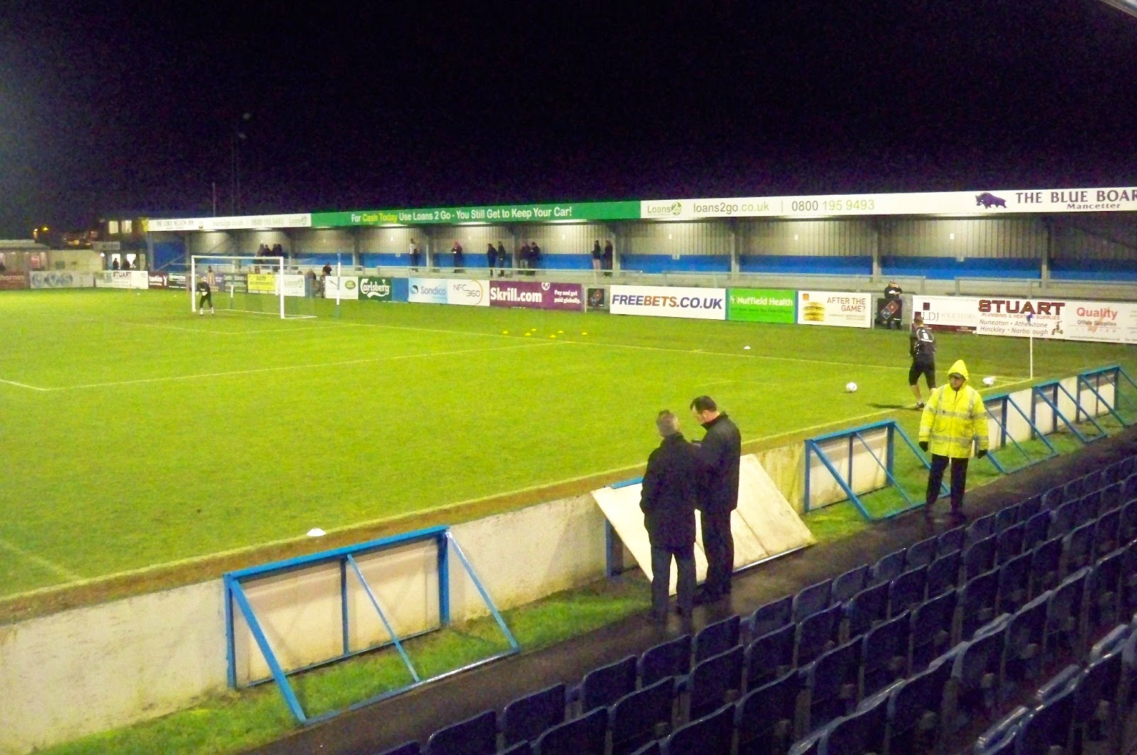 Football Grounds visited by Richard Bysouth: Nuneaton Town FC
