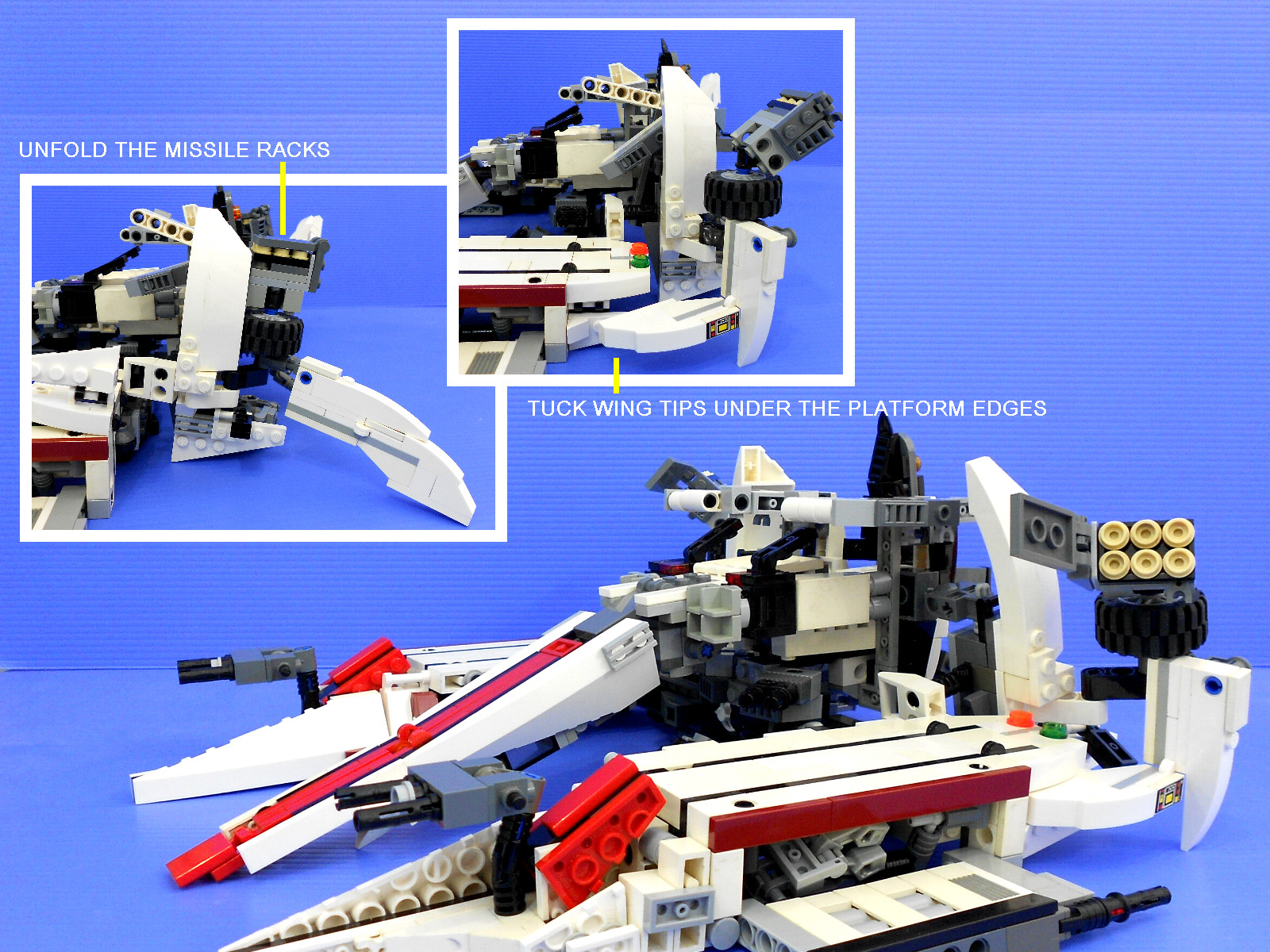 Alanyuppie's LEGO Transformers: LEGO Alphaplex Transformation sequence