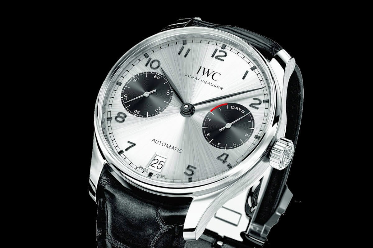 Swiss Design Watches: A striking Panda dial---IWC Portuguese Automatic ...
