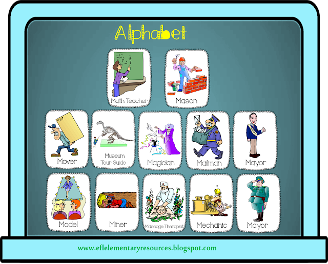 EFL Elementary Teachers: Community Helpers, Jobs and Occupations