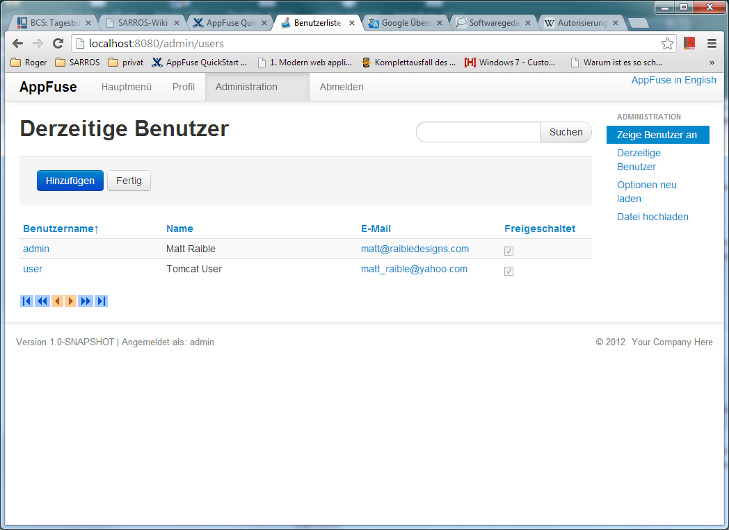 Softwaregedanken: AppFuse - what's inside