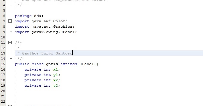 ALGORITMA DDA, BRESENHAM DAN ALGORITMA LINGKARAN