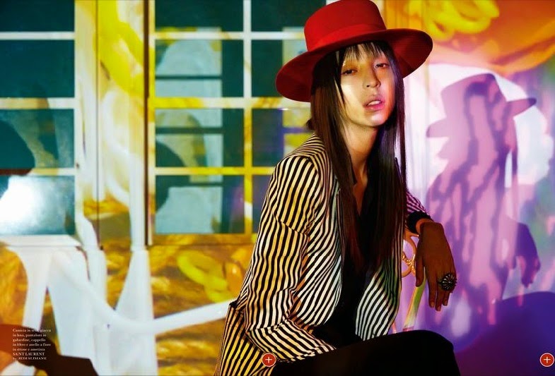 ASIAN MODELS BLOG: EDITORIAL: Issa Lish in (France) Flair Magazine ...