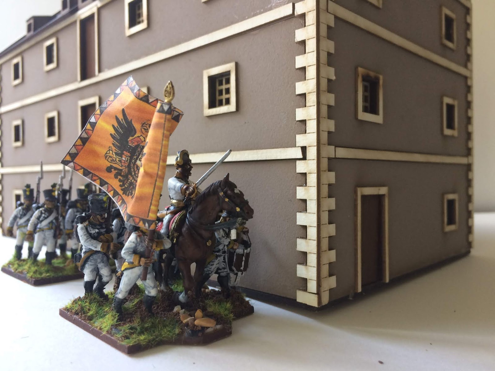 Empires At War Blog: 28mm Essling granary Prepainted kit