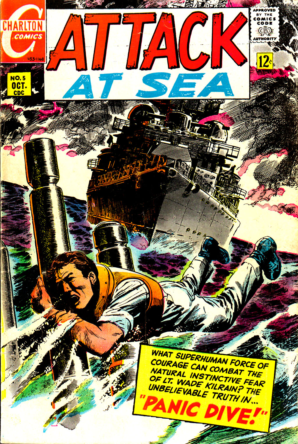 Old-fashioned Comics: Attack "at Sea" #5 (1968) one shot [Charlton ...