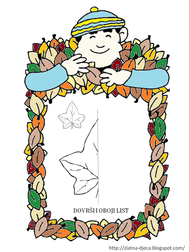 Zlatna djeca: Uz prvi dan jeseni - radni listovi