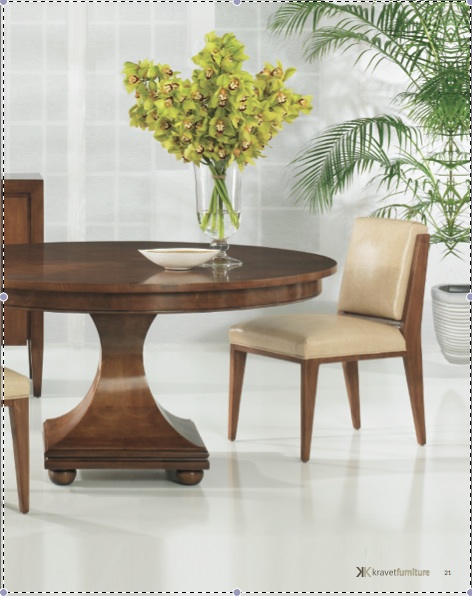 a design snack by Linda Pakravan: More Round Dining Tables
