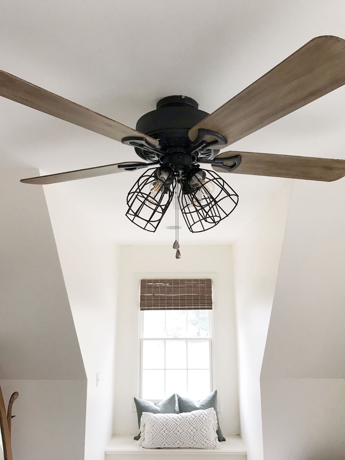 One Room Challenge Week 4: DIY Farmhouse Ceiling Fan Update | R&R at home