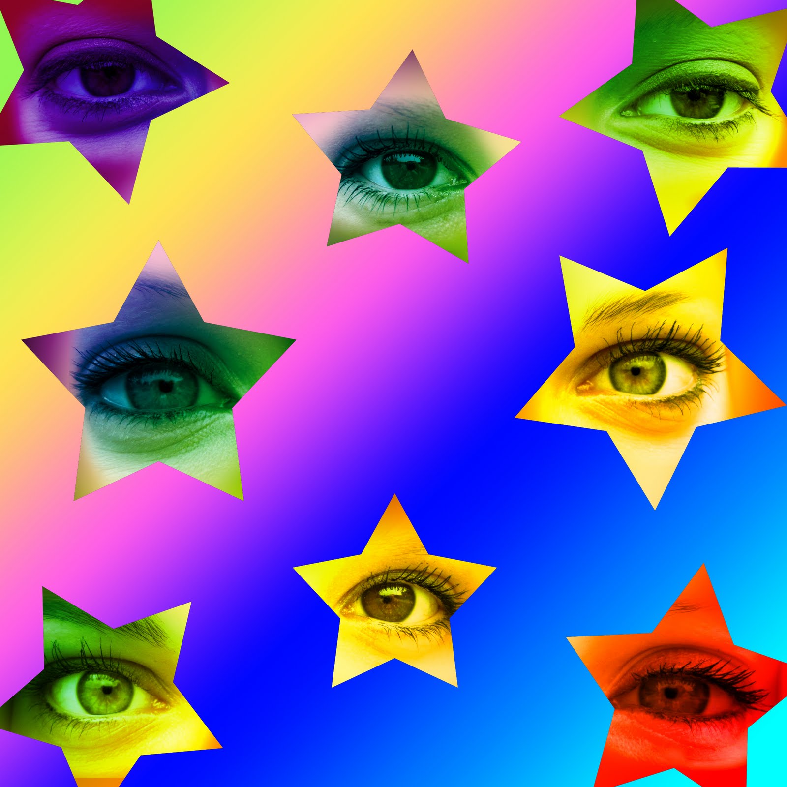 A Blog by Annie: Rainbow Cut Outs