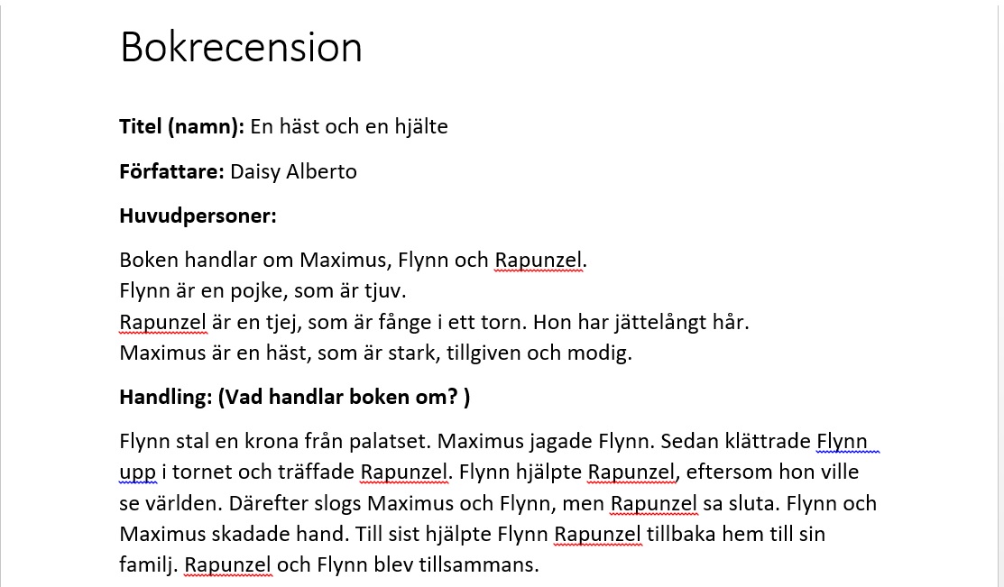 Hannas språkintro: Bokrecension