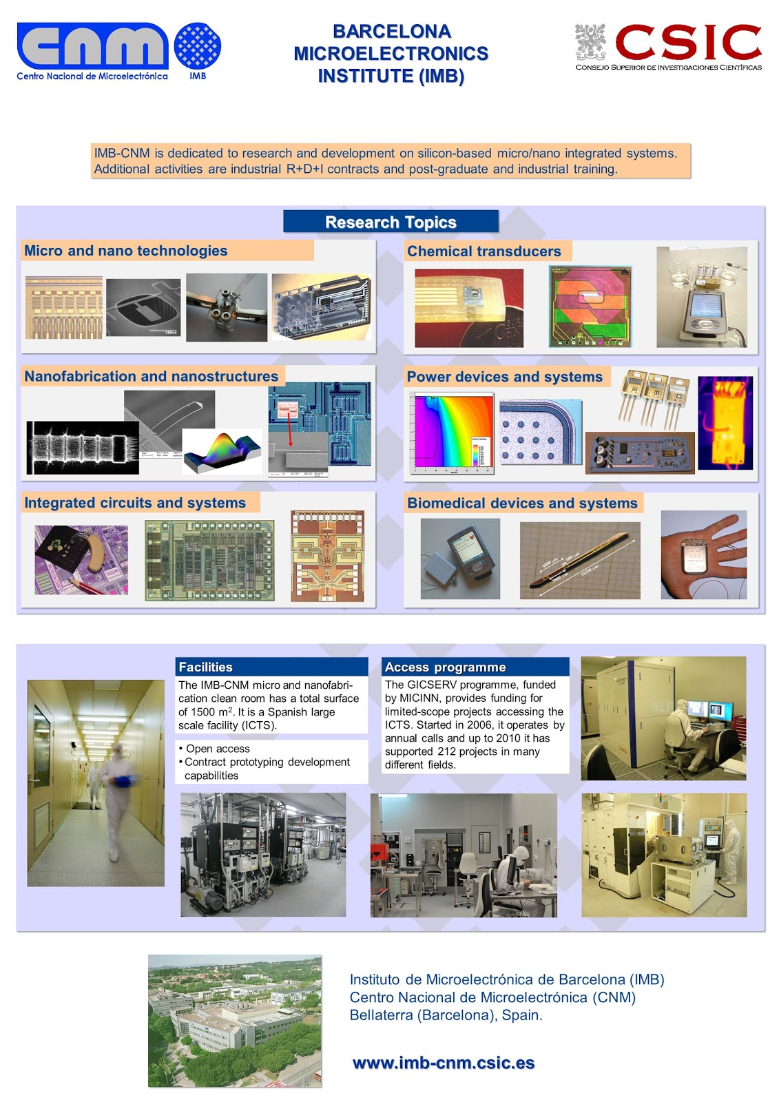 Posters IMB-CNM: Posters institucionals / Posters institucionales ...