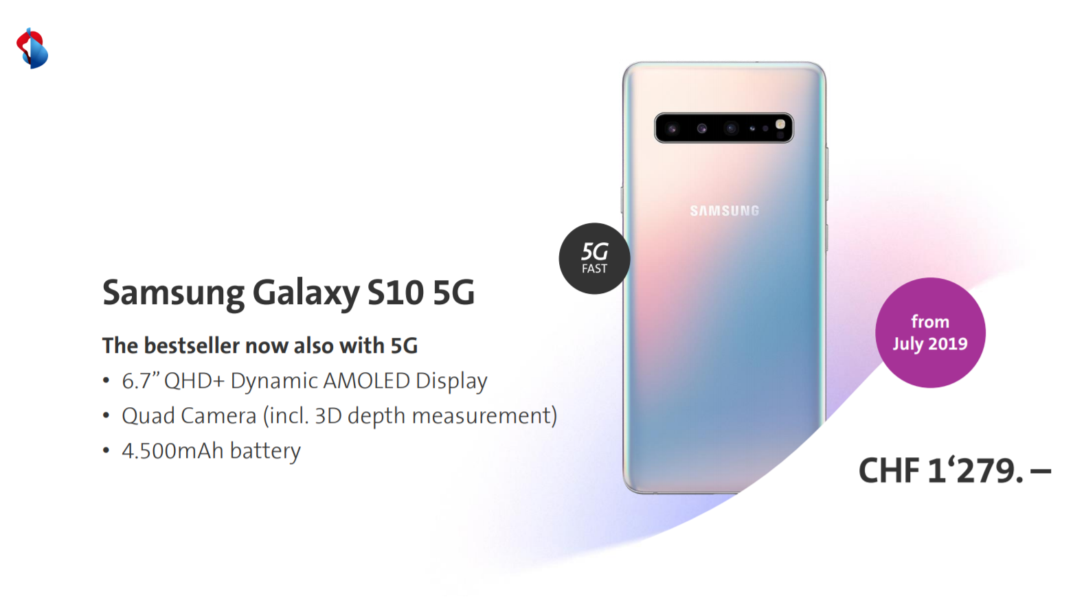 Ecco i primi Smartphone 5G in arrivo sul mercato Svizzero