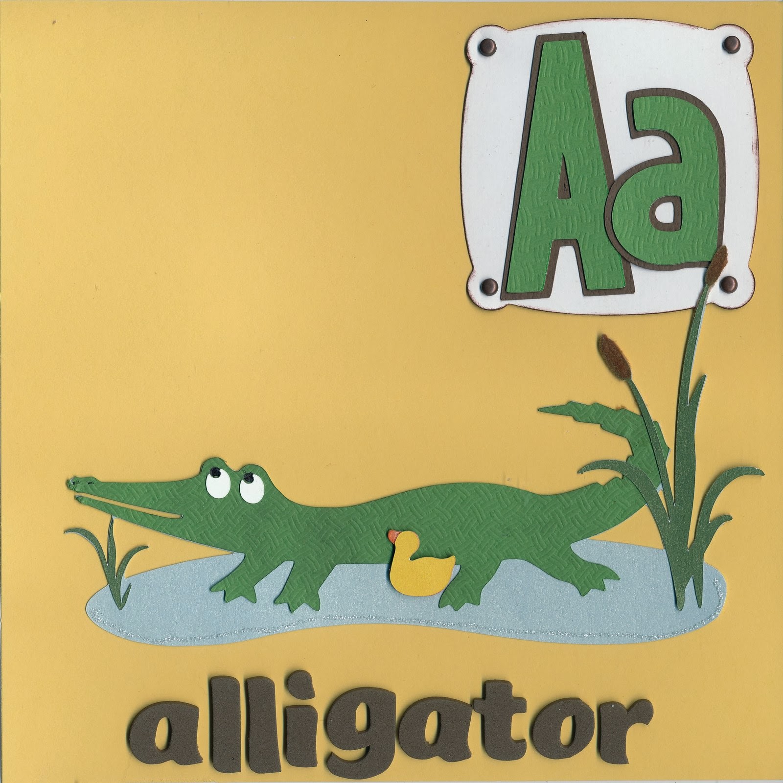 Gambucci Girl's Craft Exploration: A is for Alligator