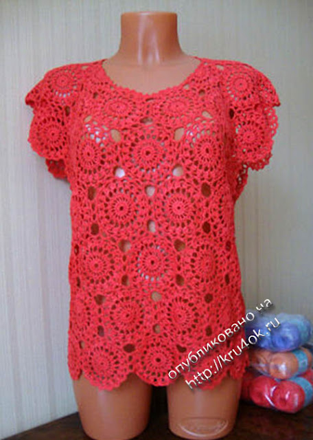 CRAFT - CROSET - TRICOT - KNIT: Bluze crosetate de vara - foarte elegante