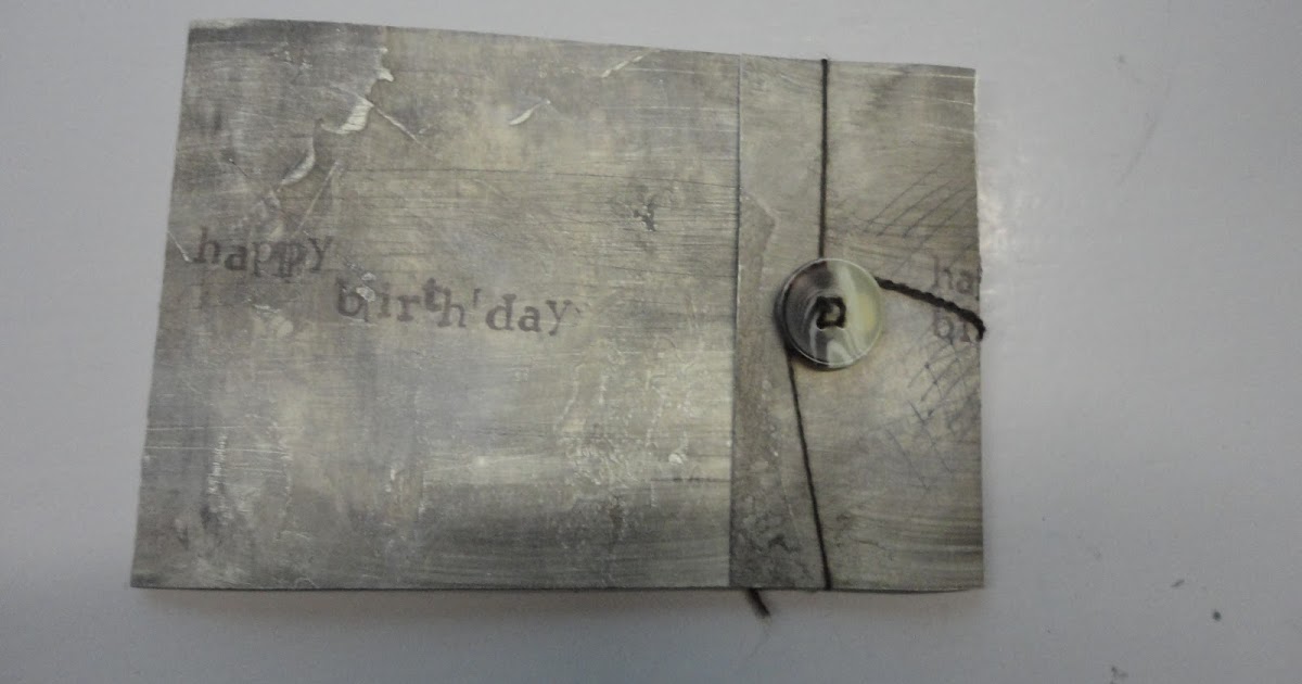 zotvanletters: brown leporello-birthday card