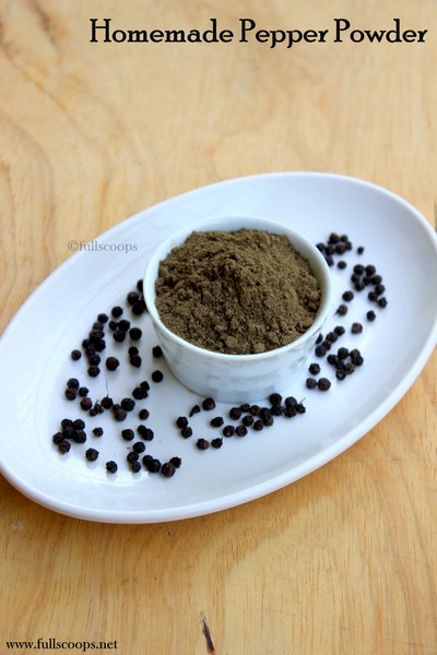 Homemade Pepper Powder ~ Full Scoops - A food blog with easy,simple ...