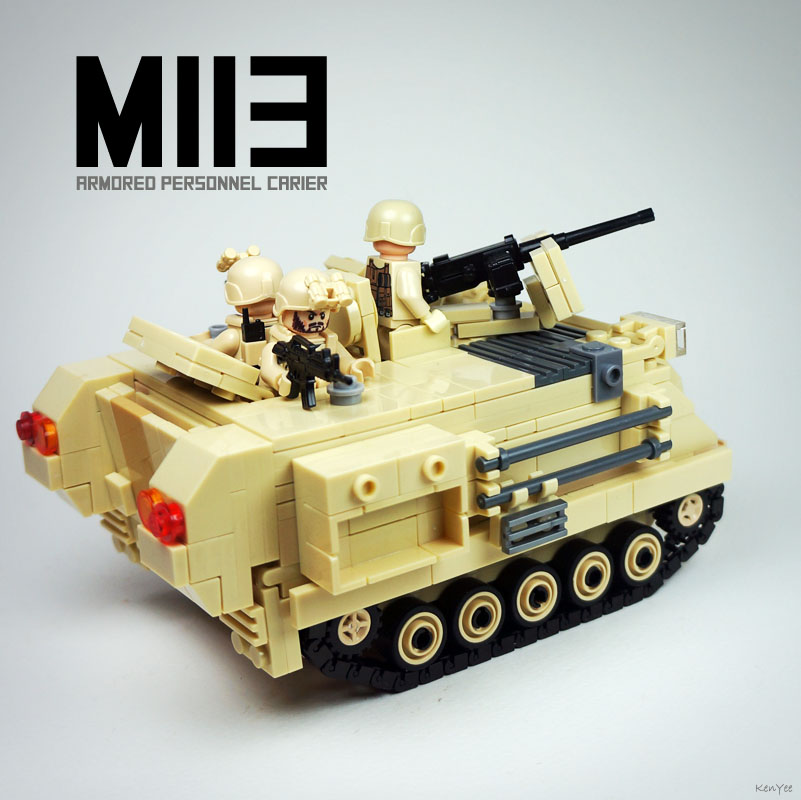RED6: Construction Bricks American M113 Armored Personnel Carrier