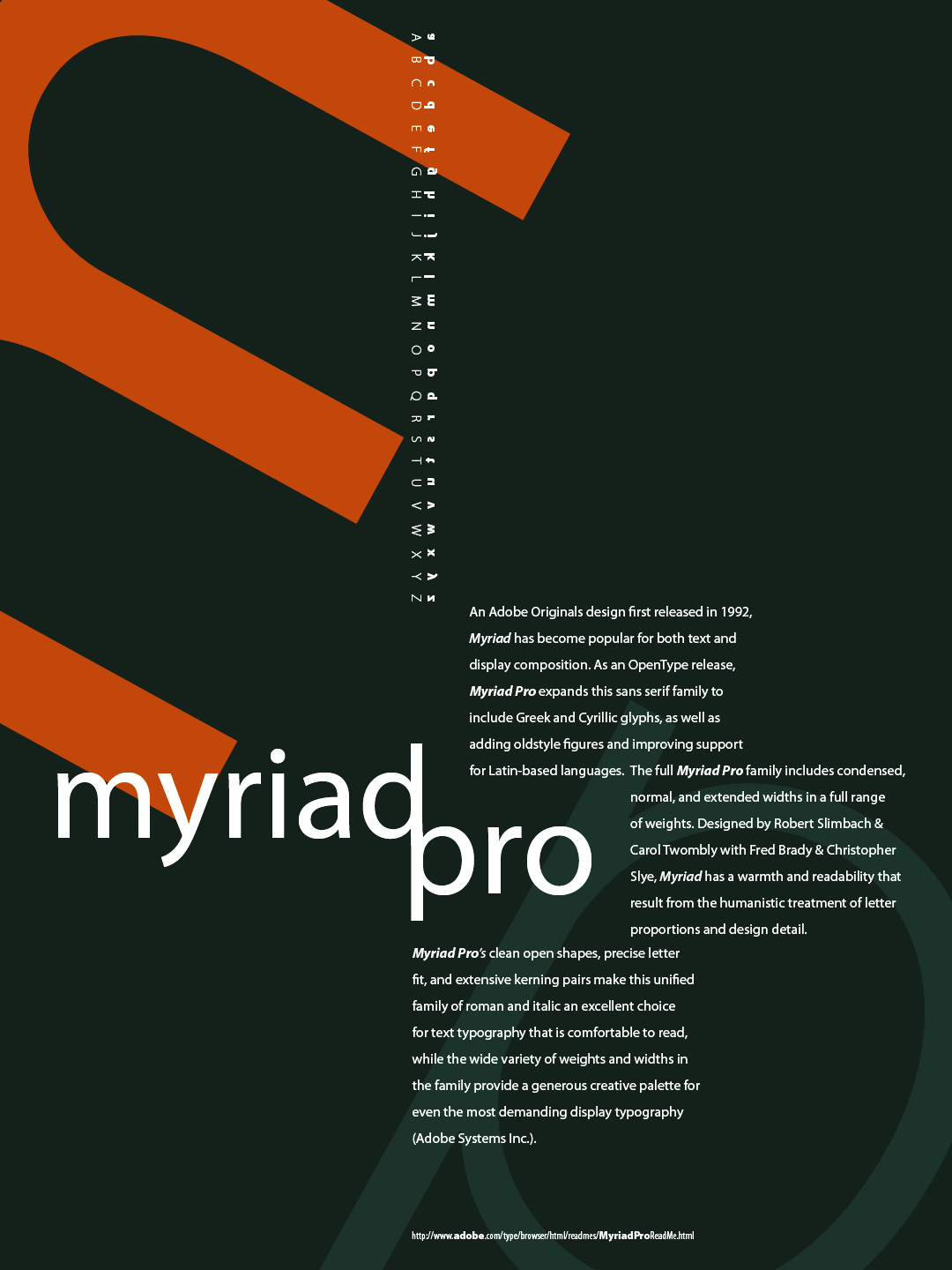 to be, but not to seem!: Myriad Pro font (коллекция)