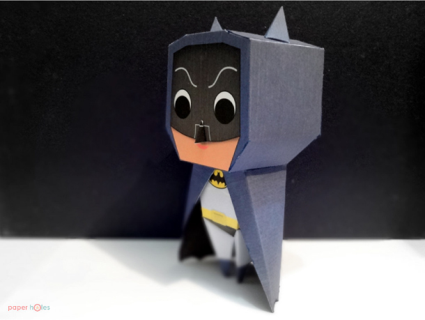 Classic Batman Paper Toy | Paperized Crafts