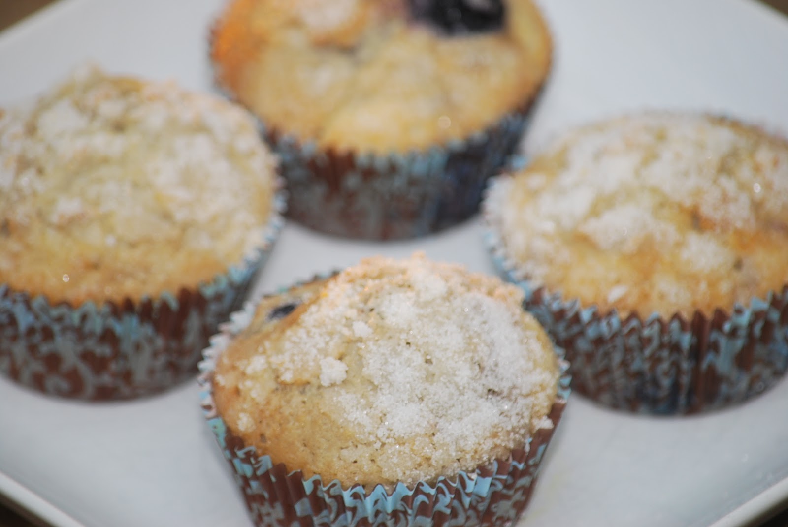 My story in recipes: Lemon Sugar Topped Blueberry Muffins