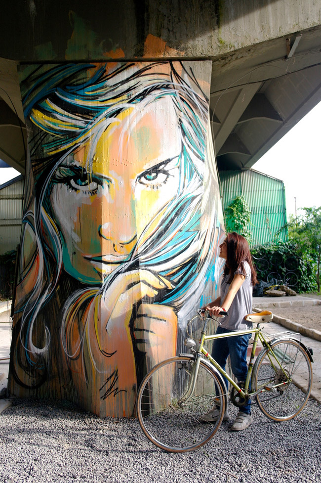 5 Amazing Graffiti Portraits From Alice Pasquini in Italy