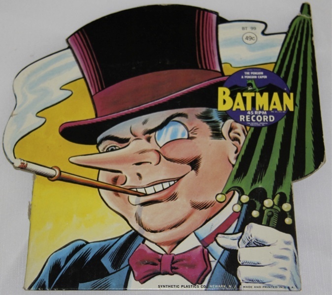 DC Comics Fortress of Memorabilia: 1960s 45 rpm Batman character cover ...