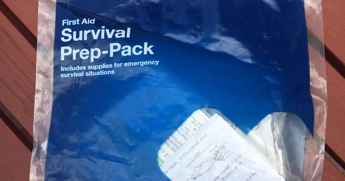 Broadhead's Blog: CVS survival pre-pack review