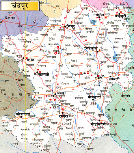 chandrapur (black gold city chandrapur): MAPS OF CHANDRAPUR