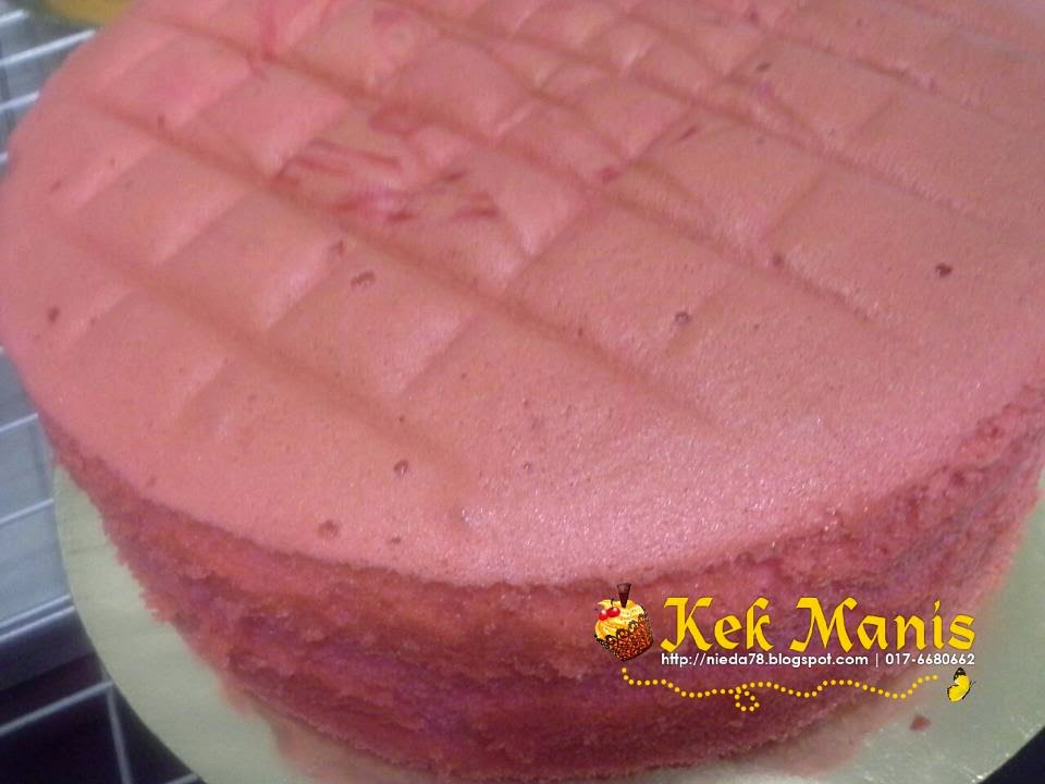 Secubit Rasa: Kek sponge strawberry