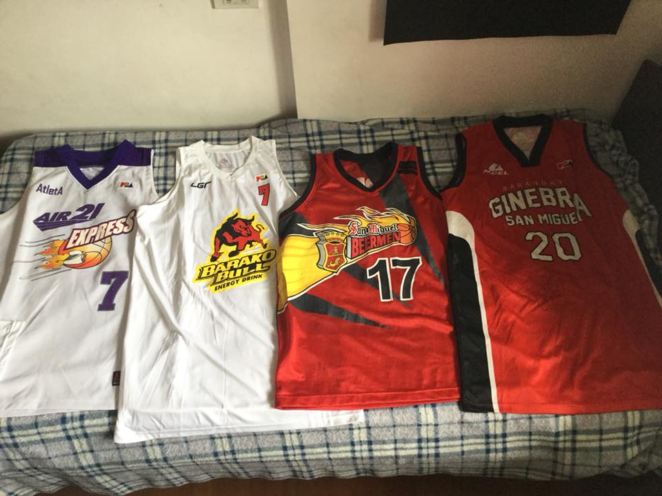 Bleachers Brew: My collection of Ateneo Blue Eagles jerseys (including ...