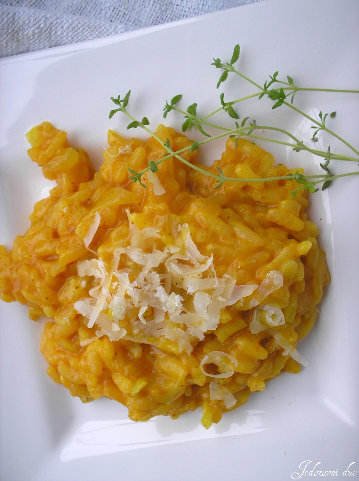 Jedozovni duo: Risotto Milanese - Rižoto na milanski