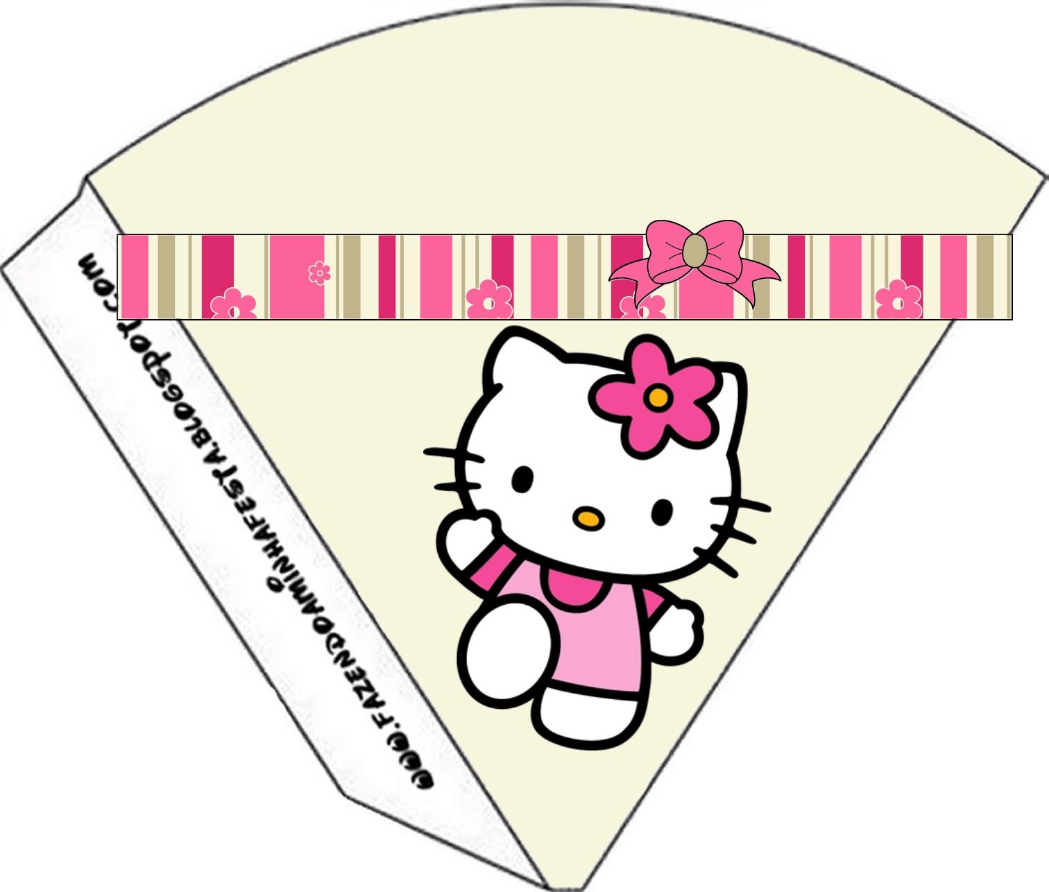 Hello Kitty with Flowers: Free Party Printables. - Oh My Fiesta! in english
