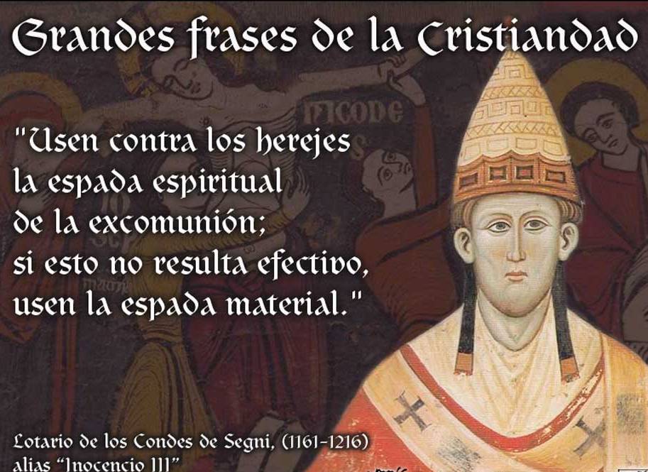 EL ÚLTIMO CONDILL. : 2228- PAPA INOCENCIO III.