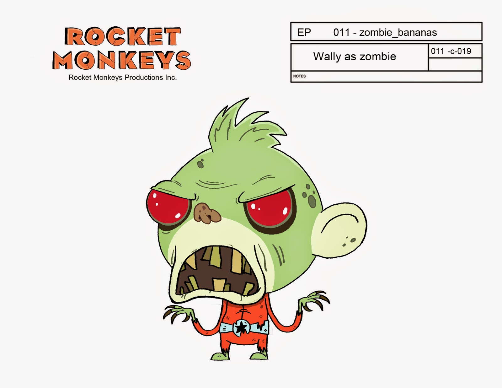 david gagnon's art show: character designs and title cards - rocket monkeys
