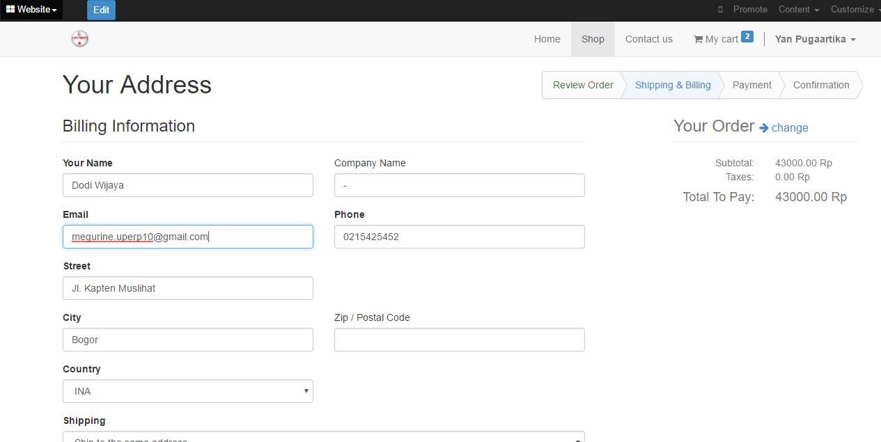 Enterprise Resource Planning (ERP): #UPERP10UAS02 - Skenario Modul E ...