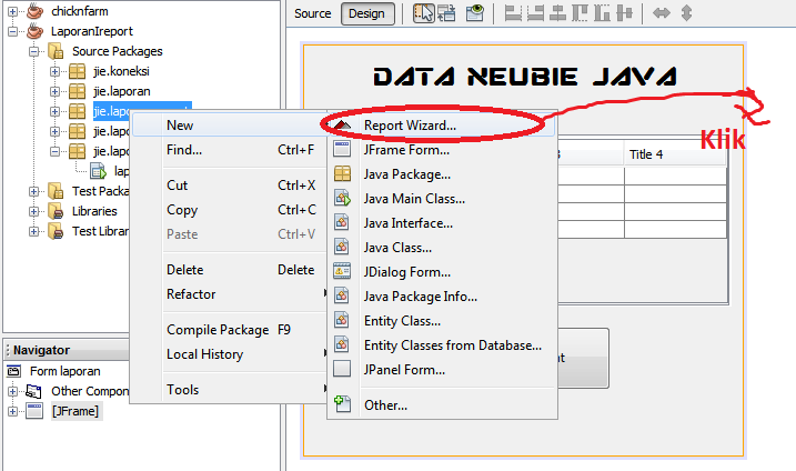 Tutorial Membuat Laporan dengan iReport | JAVA NETBEANS - Blognya Galih ...