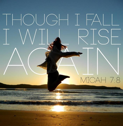 simply HIS.: Though I Fall... I Will Rise Again.