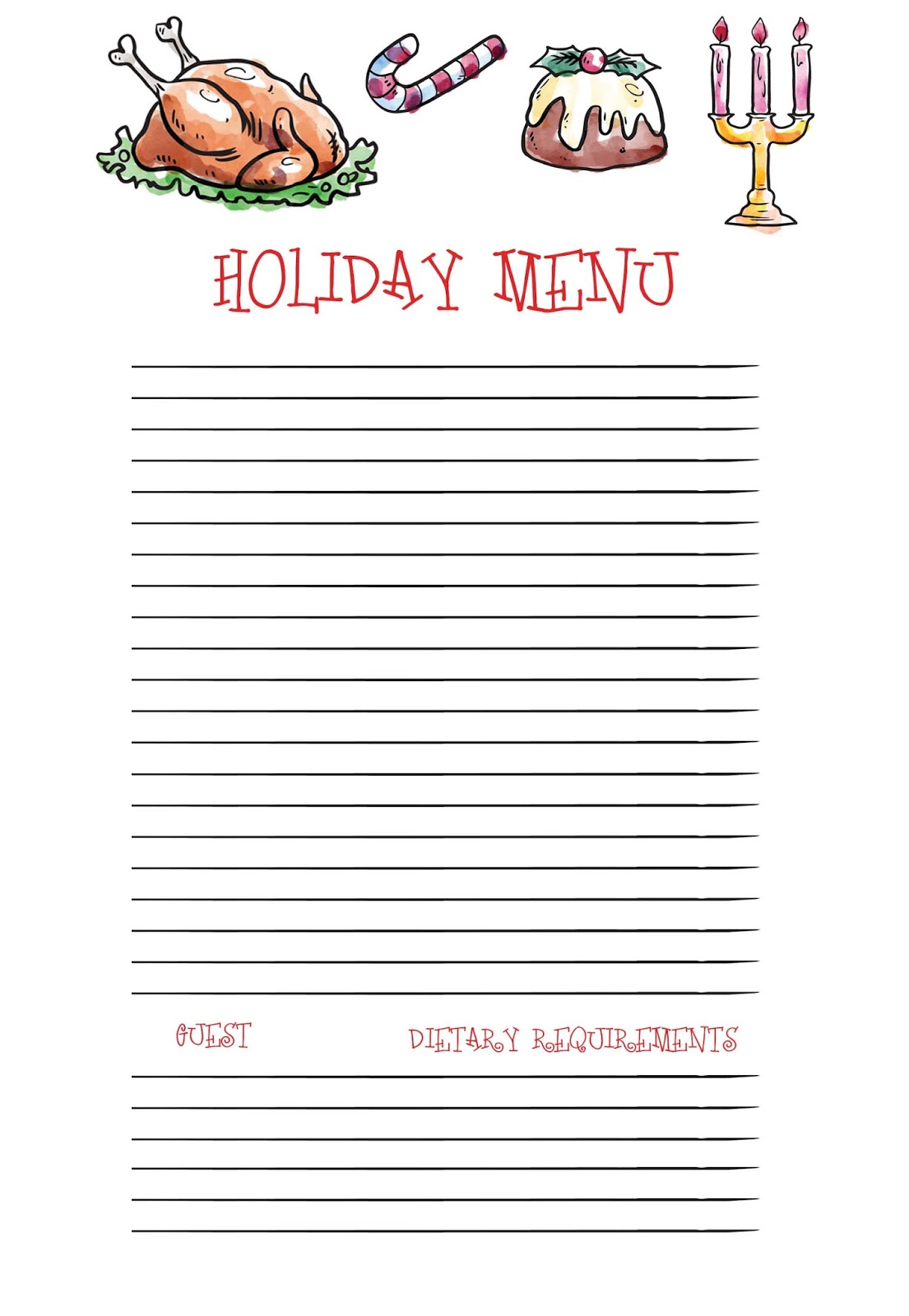 PB and J Studio: Free Printable Inserts | Holiday 2015 | a5 blank pages ...