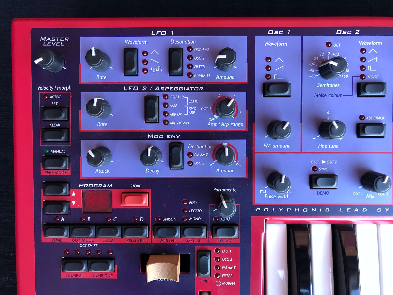 MATRIXSYNTH: Nord Lead Virtual Analog Synth SN 514306 w/ Gig Bag