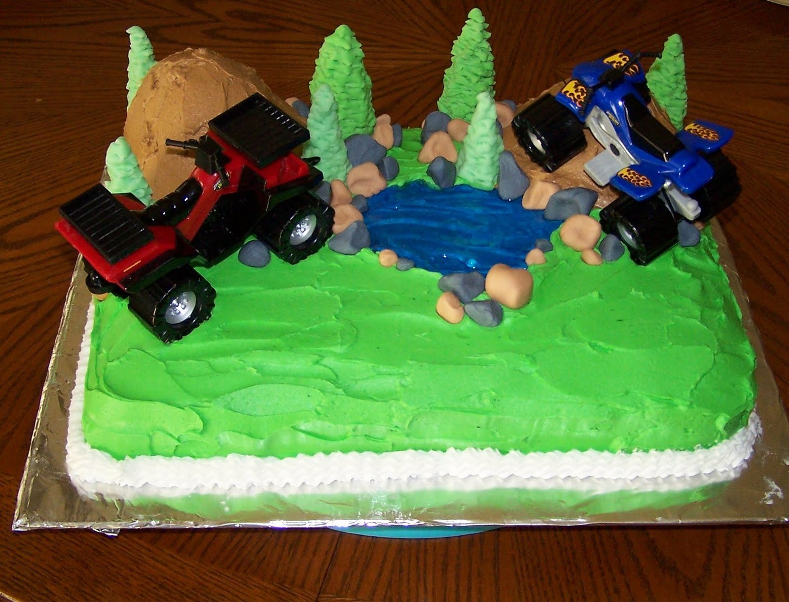 Heather Calvin Cakes: Four Wheeler Birthday Cake