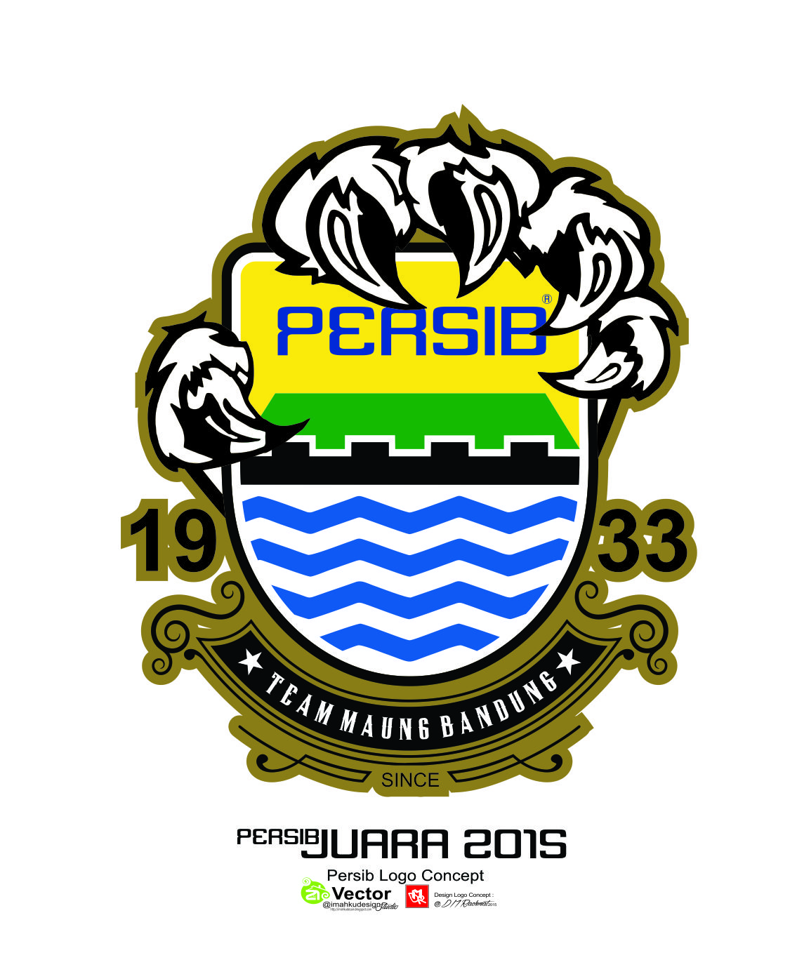 PERSIB BANDUNG LOGO VECTOR (AI,EPS,CDR) | Imahku Desain