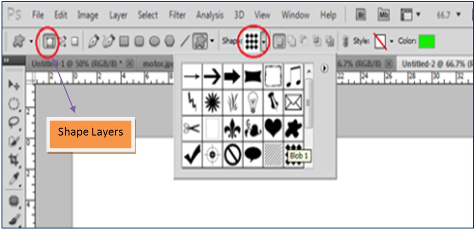 About all: Memasukkan Gambar Kedalam Objek menggunakan Shape Tool Pada ...