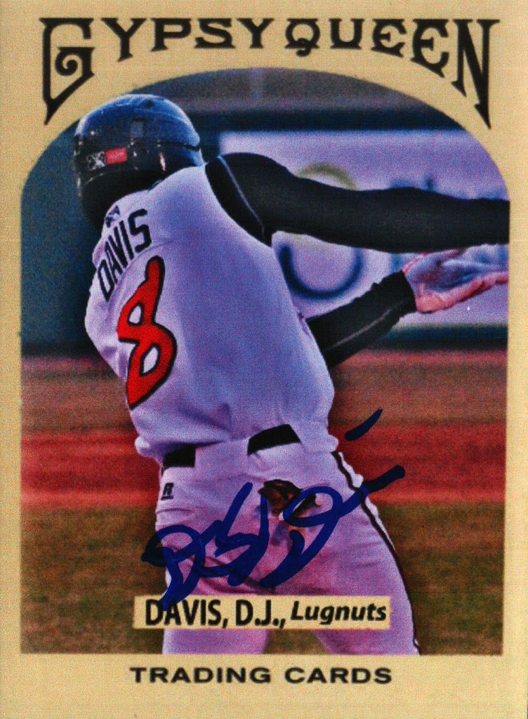 Jackson's Autographs: IP Lansing Lugnuts Autograph Baseball Card and ...