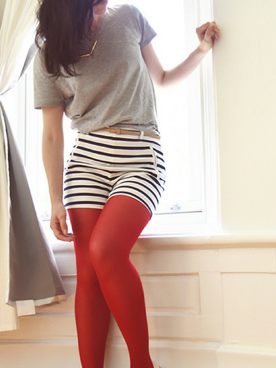 Red tights - Fashionmylegs : The tights and hosiery blog