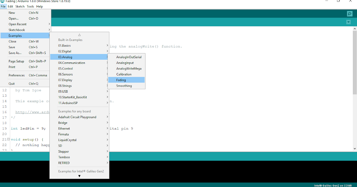 Analog read and write