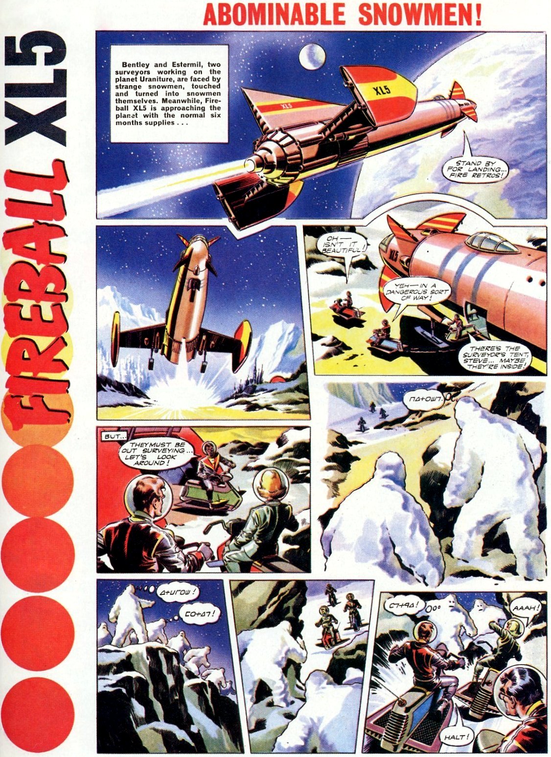 CRIVENS! COMICS & STUFF!: MIKE NOBLE'S FIREBALL XL5 - PART TWO...