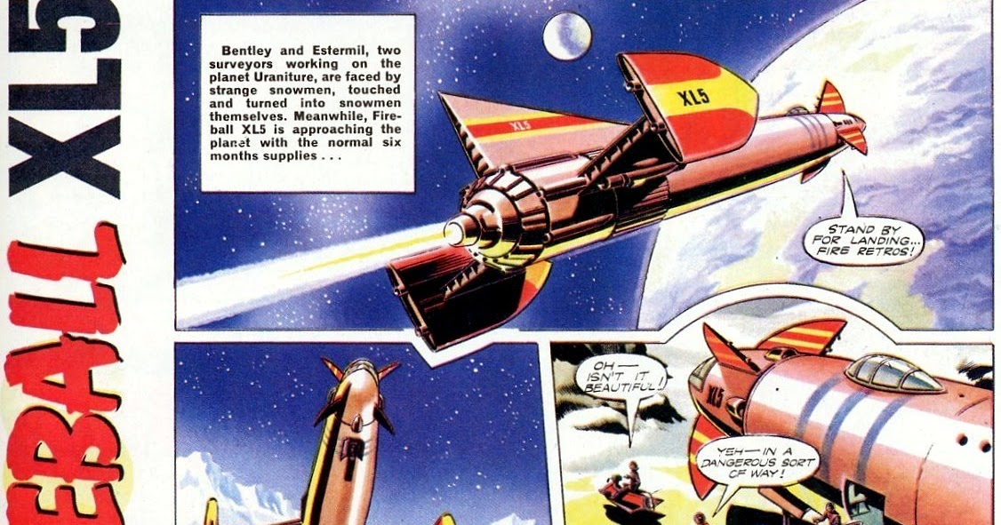 CRIVENS! COMICS & STUFF!: MIKE NOBLE'S FIREBALL XL5 - PART TWO...